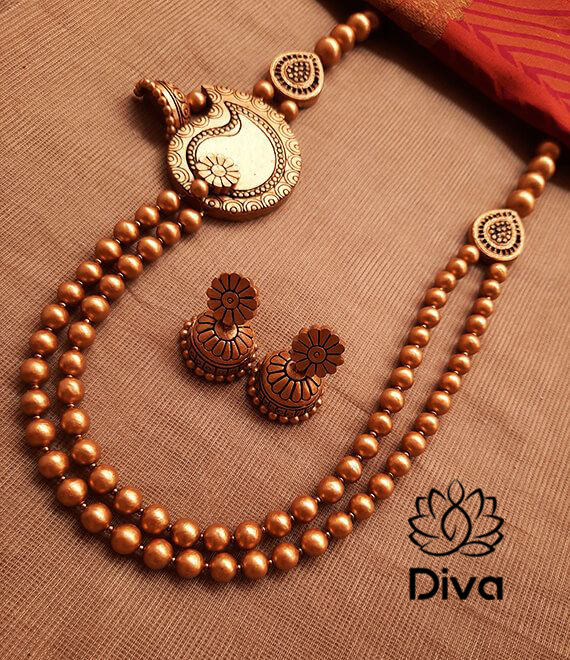 Magnum Opus terracotta Jewelry – Diva Creations Terracotta Jewellery