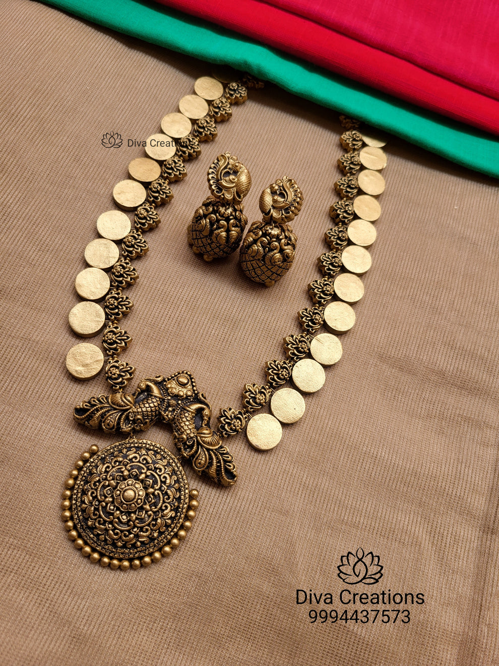 Antique Kasumala terracotta jewellery – Diva Creations Terracotta Jewellery